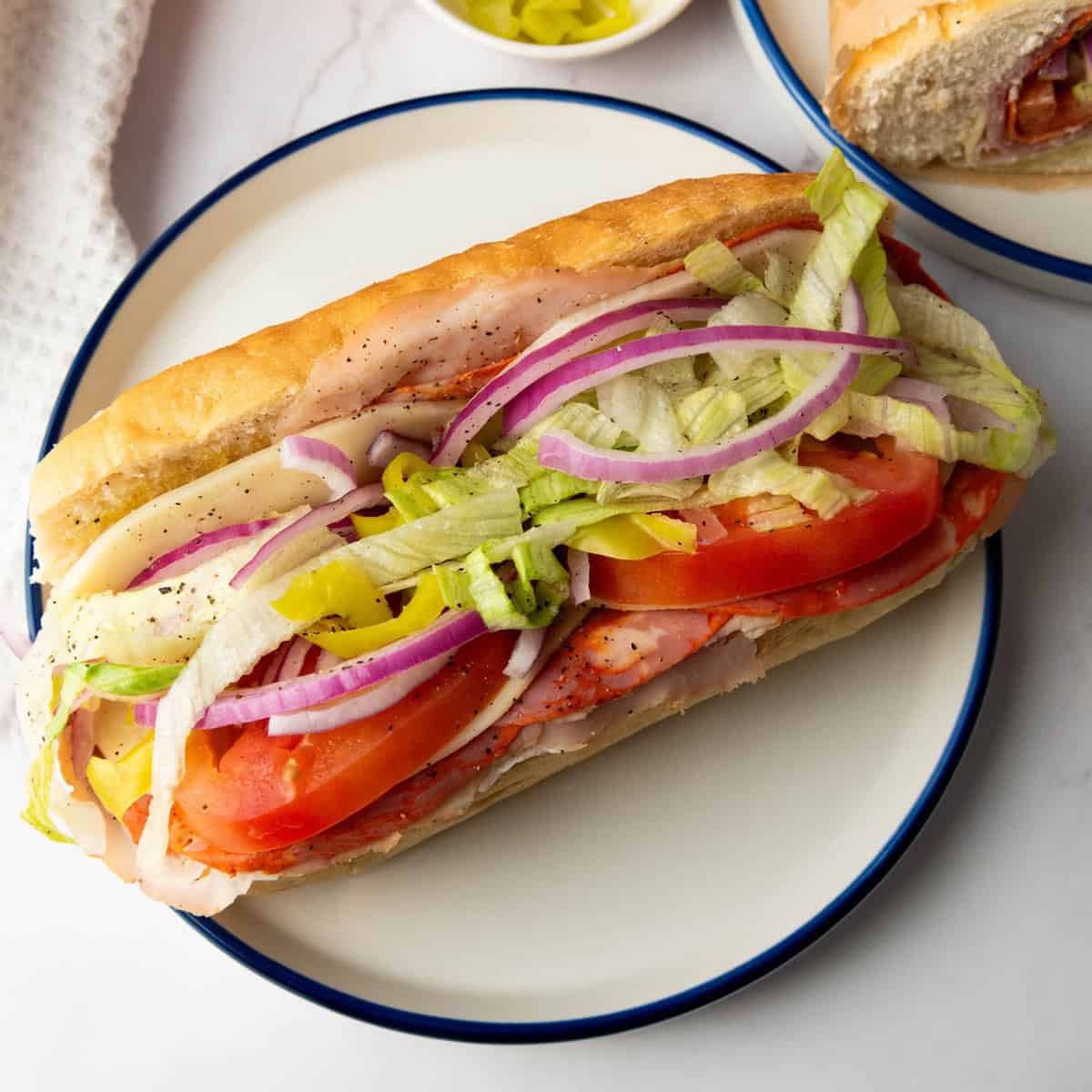 Classic Italian Sub Sandwich - We Learned to Cook